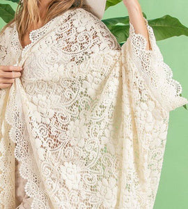 The Lacey Cardigan: Oversized Lace Cocoon Cardigan– MomQueenBoutique